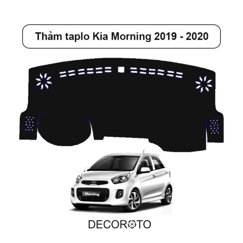 Thảm Taplo Kia Morning - Đa dạng chất liệu | Cao Cấp